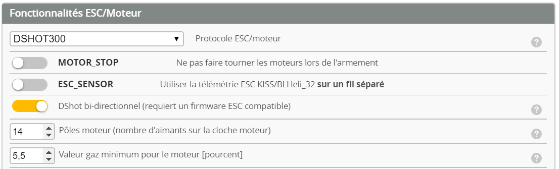 CONFIGURER LE FILTRE RPM FILTER DANS BETAFLIGHT – Domotics.fr – Le labo de Fanf